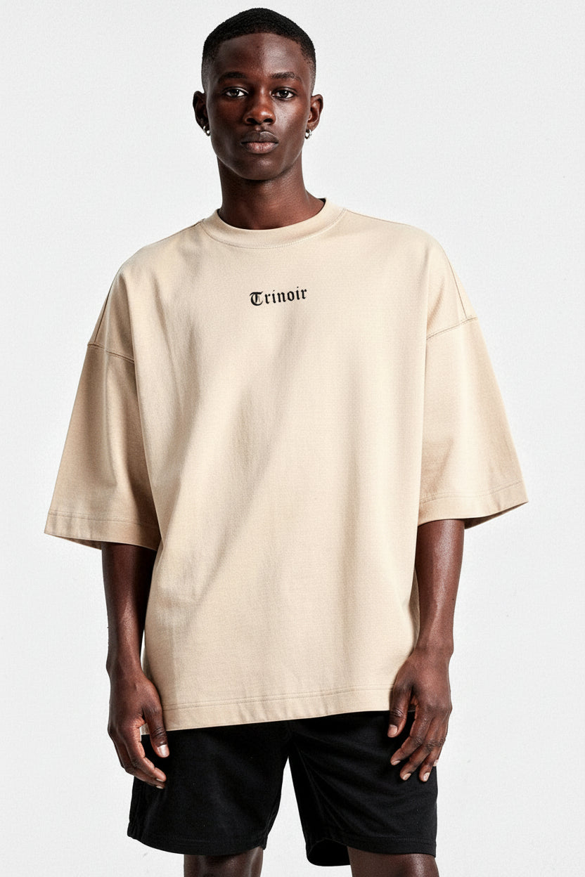 Polera Oversize (EXTRA HEAVY WEIGHT) - Beige – TriNoir